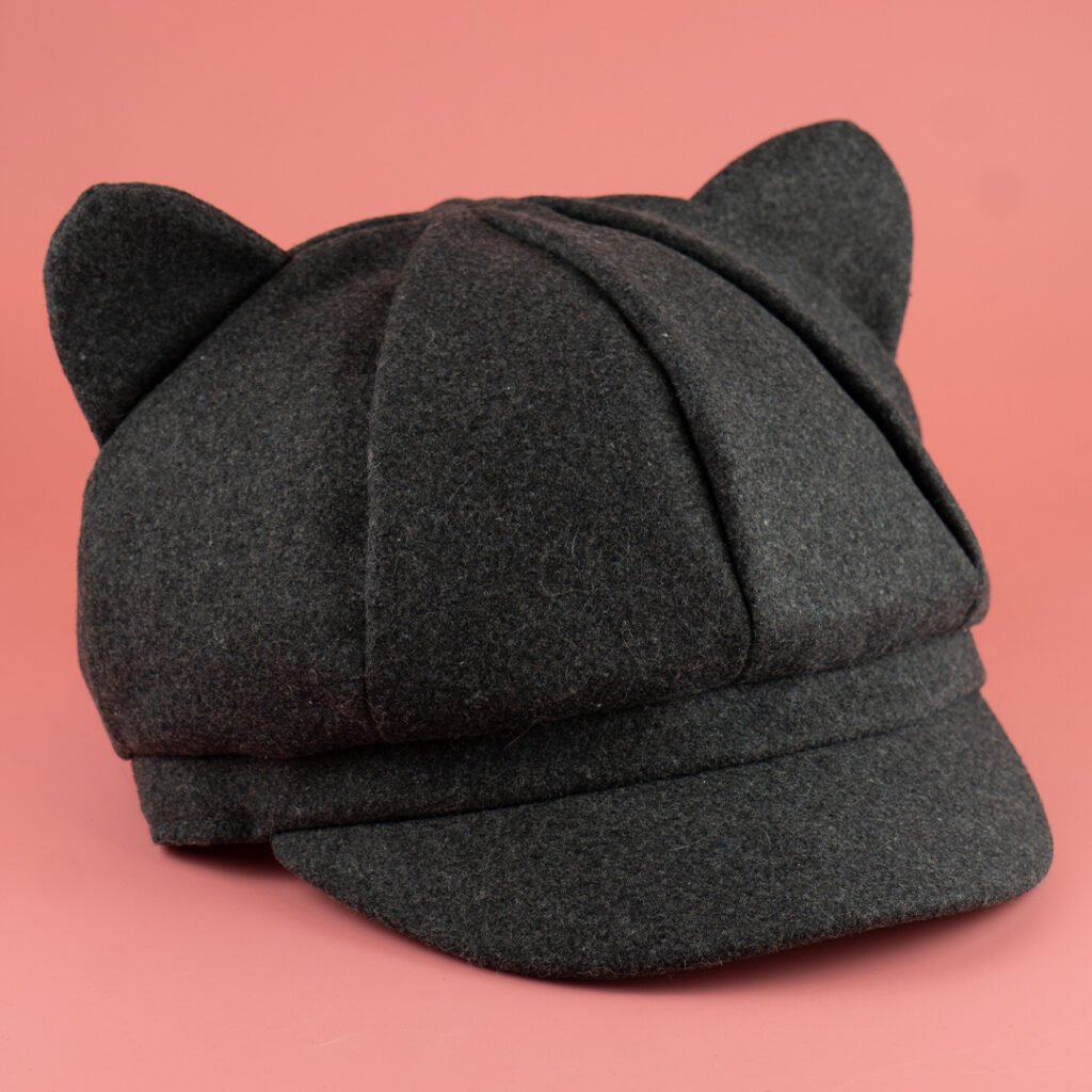 Boina Octogonal con Orejas de Gato - I Miau You